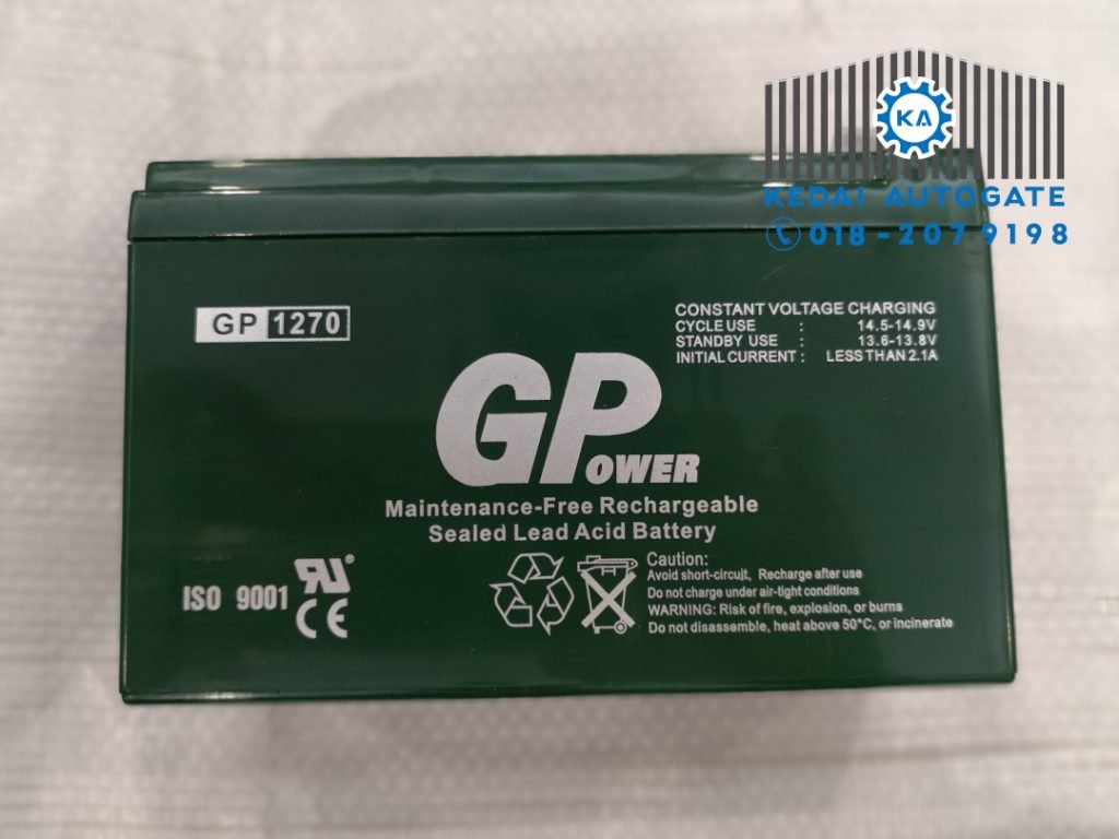 Autogate Backup Battery 12v 7AH / Auto Gate Rechargeable Sealed Lead ...