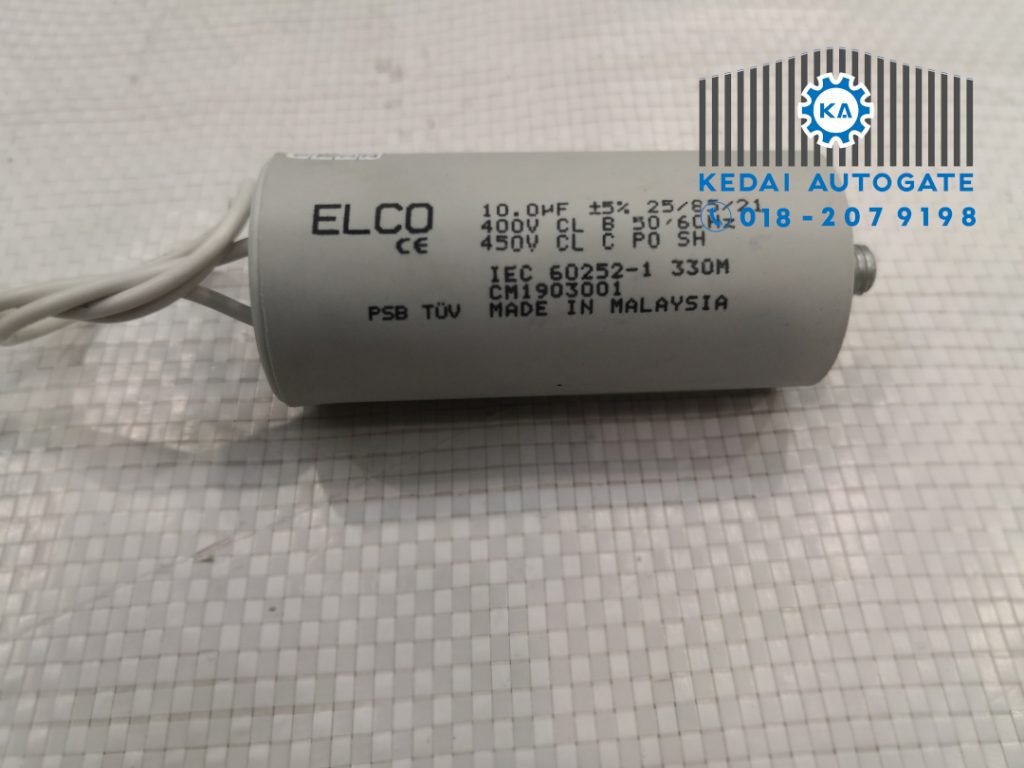 Auto Gate Capacitor 10uF/ 12uF/ 16uF - KA Autogate Services
